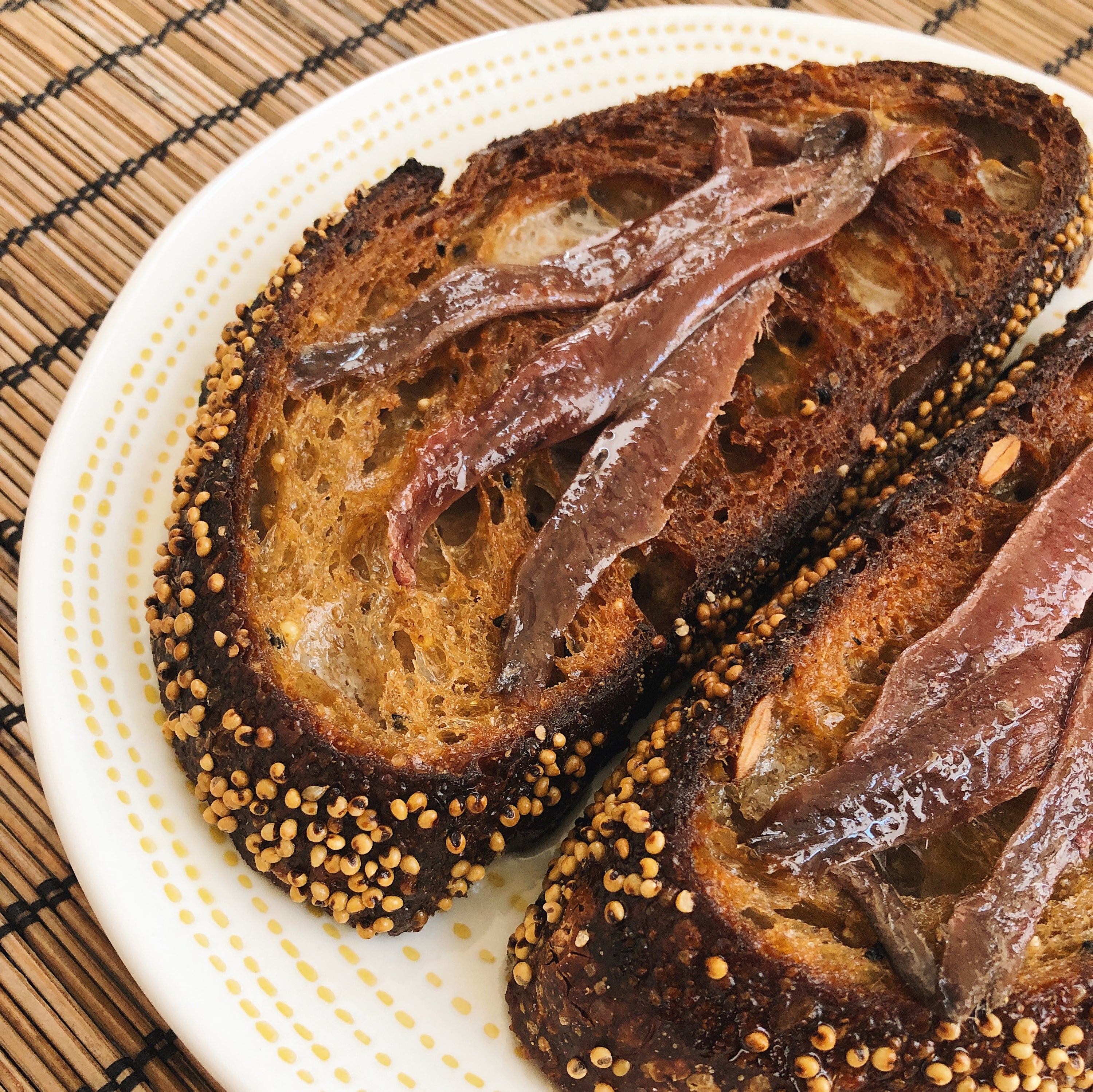 Cantabrian Anchovy Toast - Donostia Foods