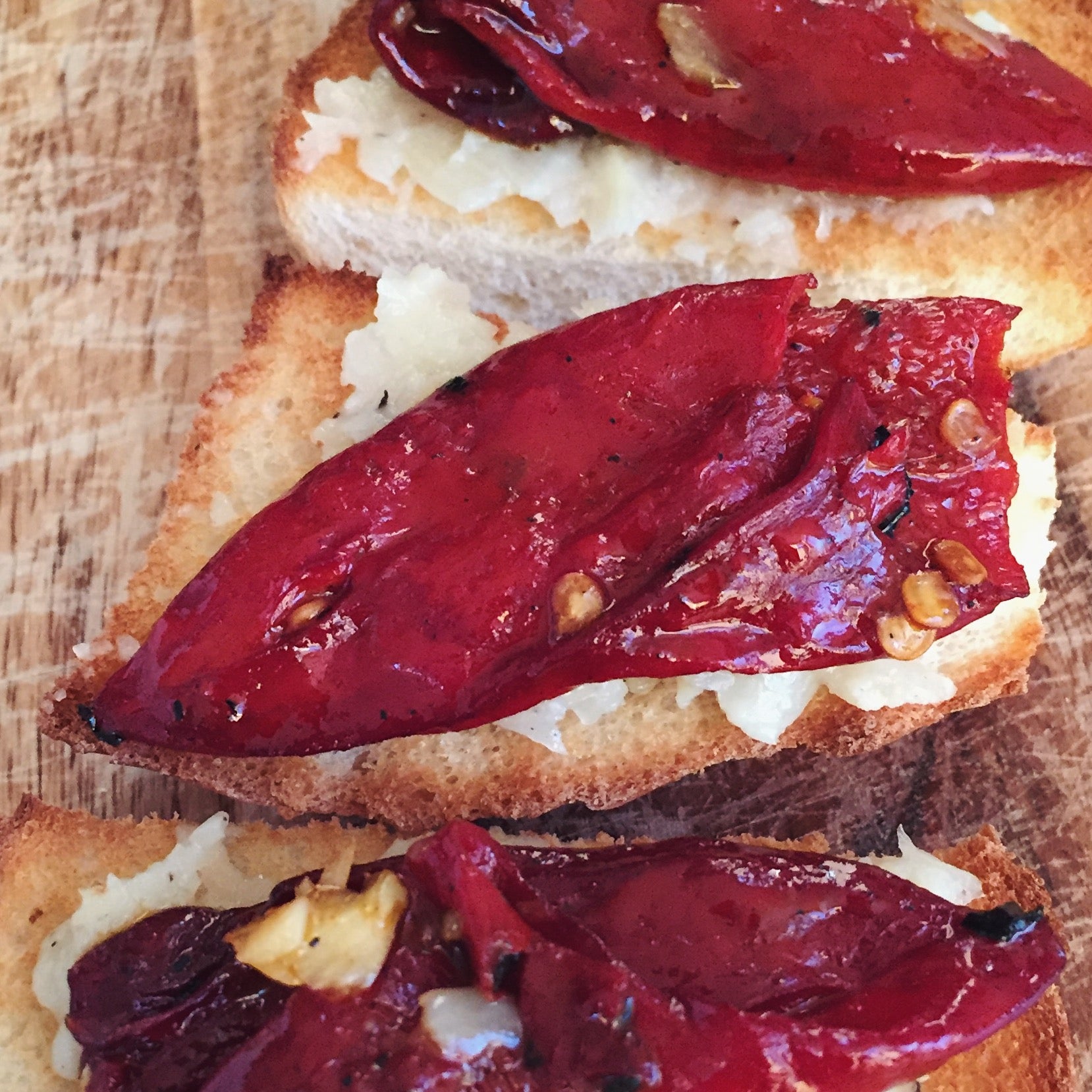 Piquillo Peppers with Roasted Garlic Pate - Donostia Foods