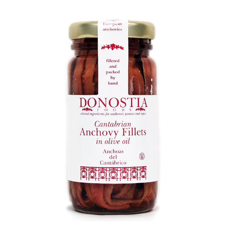 Anchovies - Spanish Cantabrian Anchovy Fillets - Donostia Foods