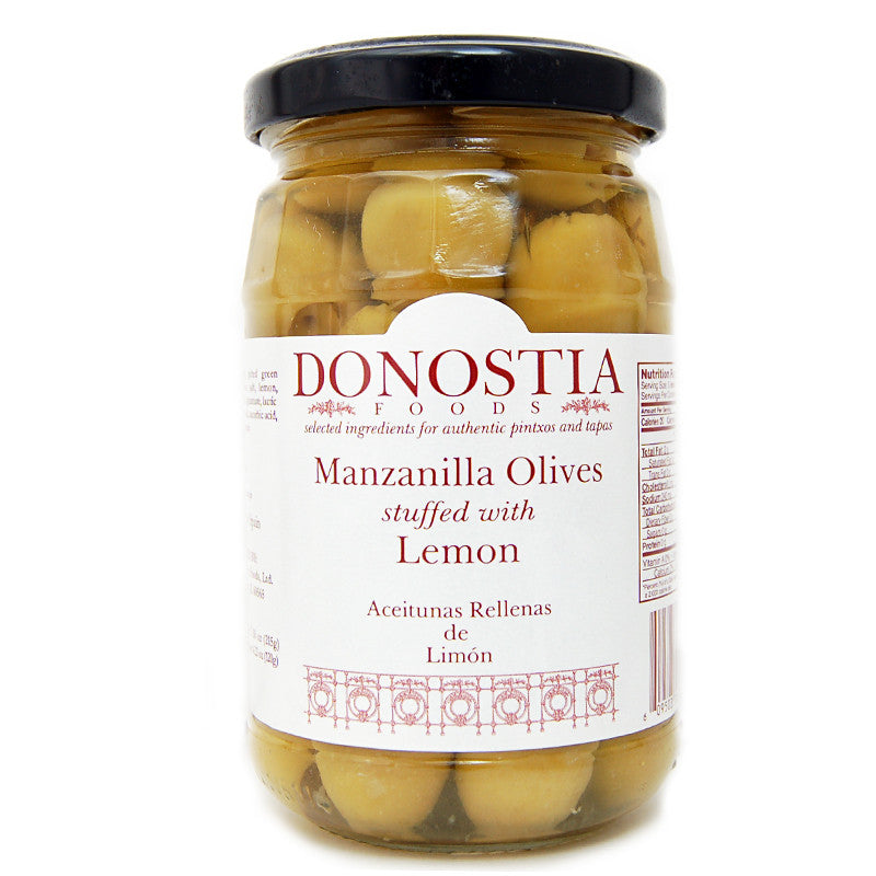 Spanish olives, manzanilla and queen olives - Donostia Foods